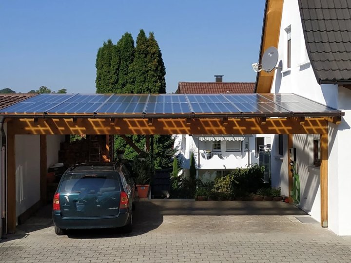 Faszinierend Carport Pv Anlage Bilder